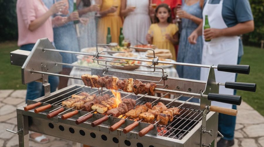 How a Cypriot BBQ Works: Setup, Rotation and Heat Control – SunshineBBQs
