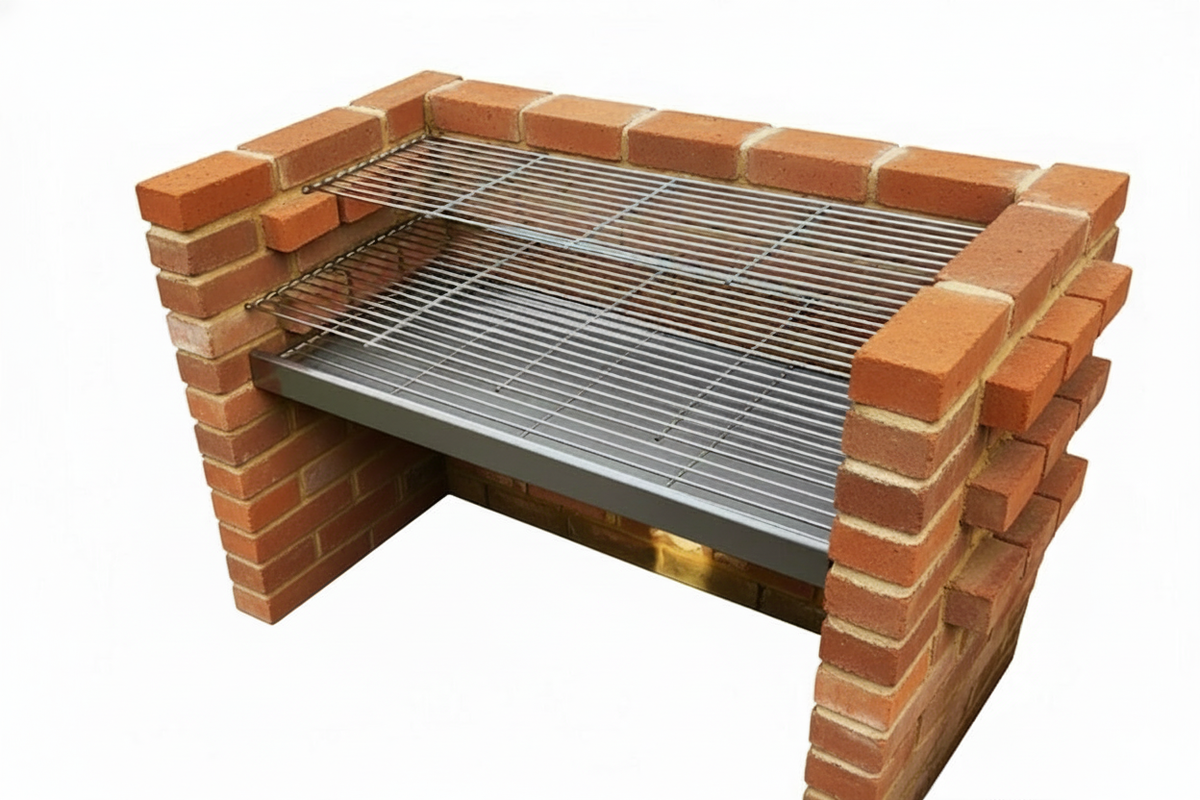 XL Stainless Steel DIY Brick BBQ Kit New 2018 Design SS103DXL-R - 112cm ...