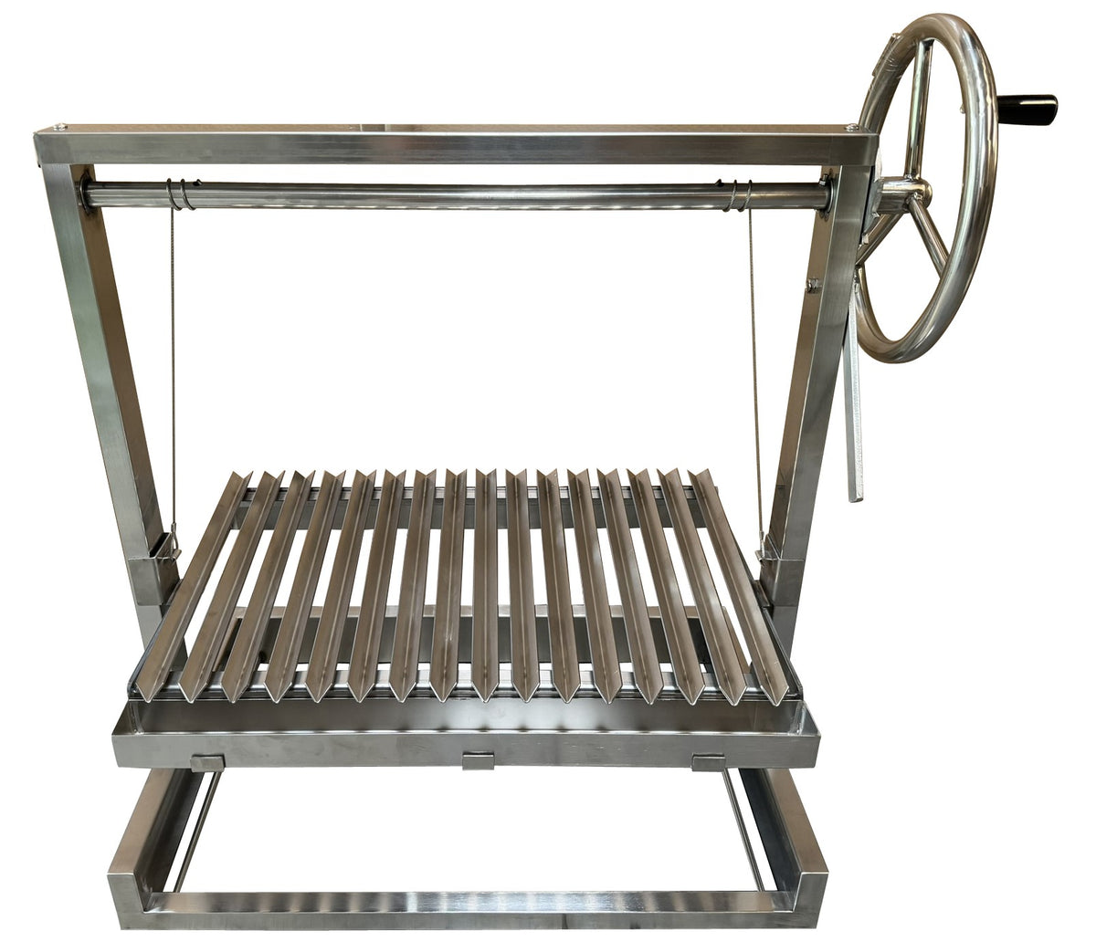Built in Brick BBQ DIY Cooking Grill with Argentinian Adjustable ...