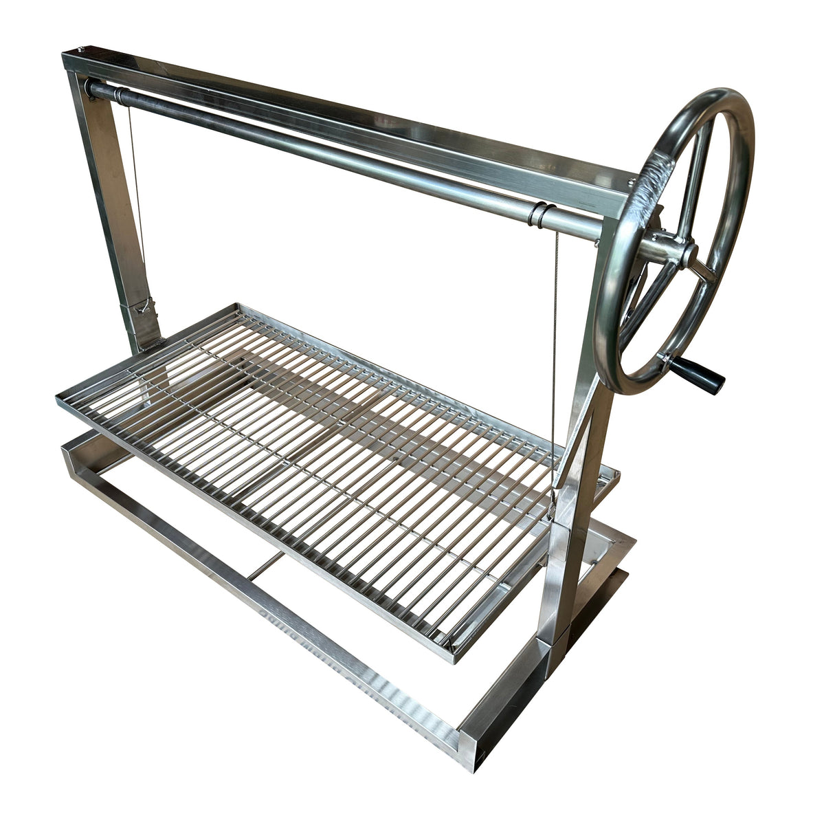 Built in Brick BBQ DIY Cooking Grill with Argentinian Adjustable ...