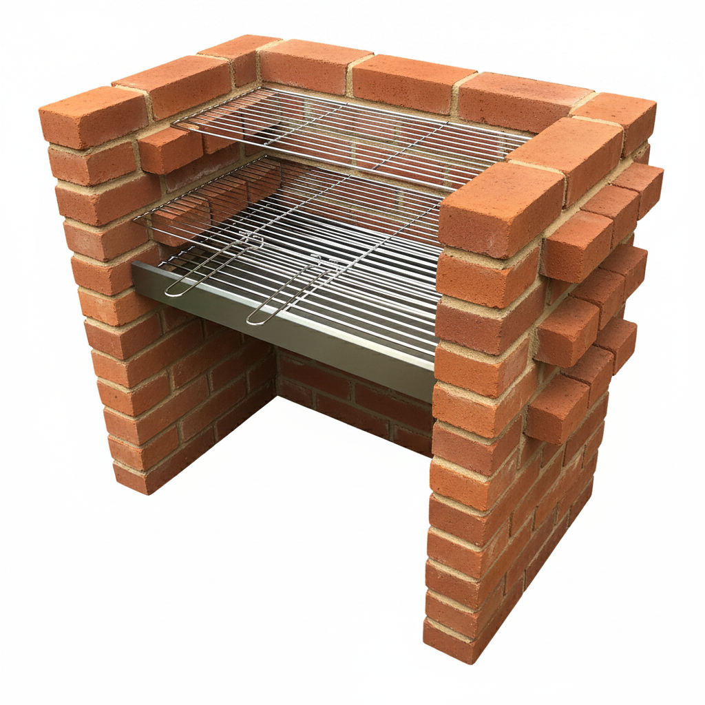 Stainless Steel DIY Brick BBQ Kit | 67cm x 40cm Grill | SunshineBBQs